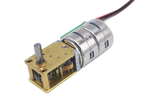 Torsi Tinggi Multi Gear Ratio Double Stack Stepper Motor 15mm Dengan ...