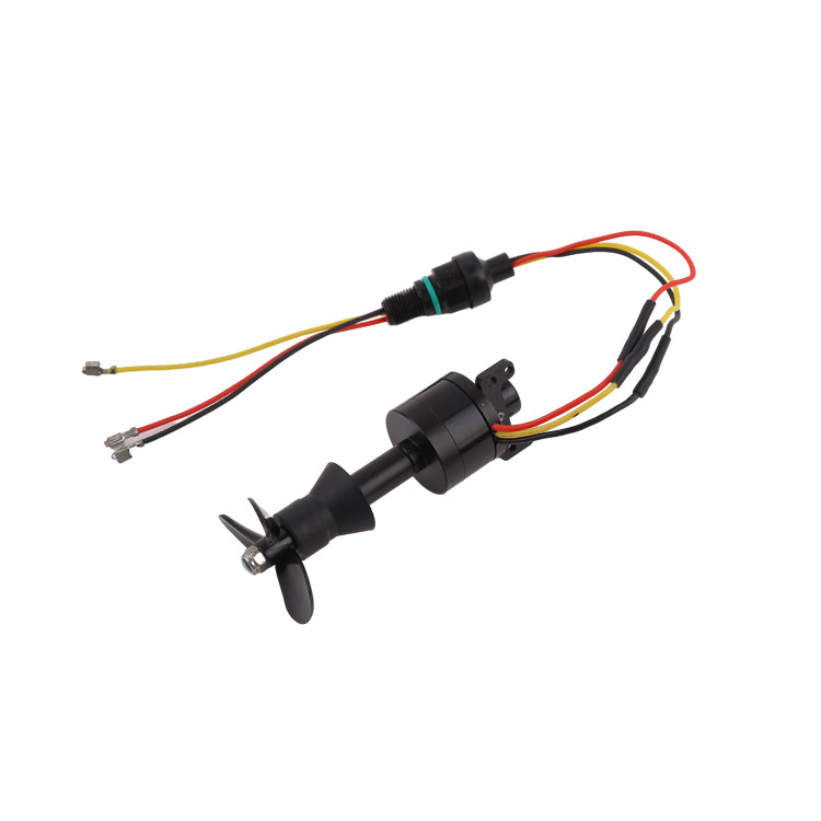 Berat 78g Long Shaft Underwater Brushless Motor Untuk ROV Robot Drone ...